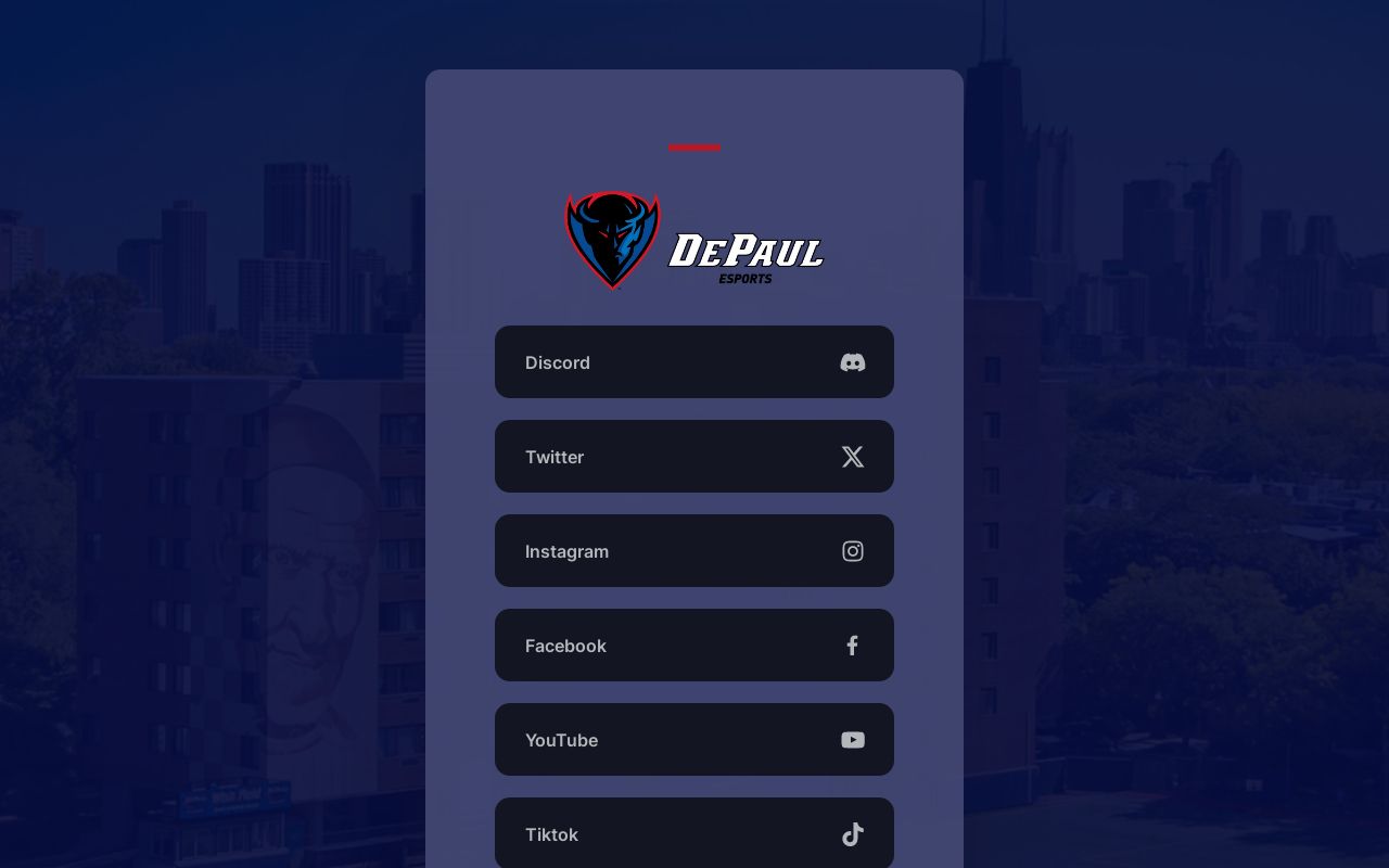 DePaul Esports Links